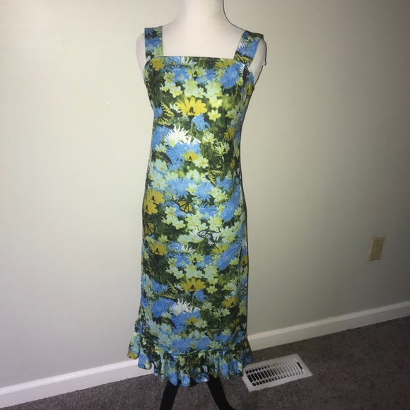 Vintage | Dresses | Vintage Handmade Sun Dress Graphic Print | Poshmark